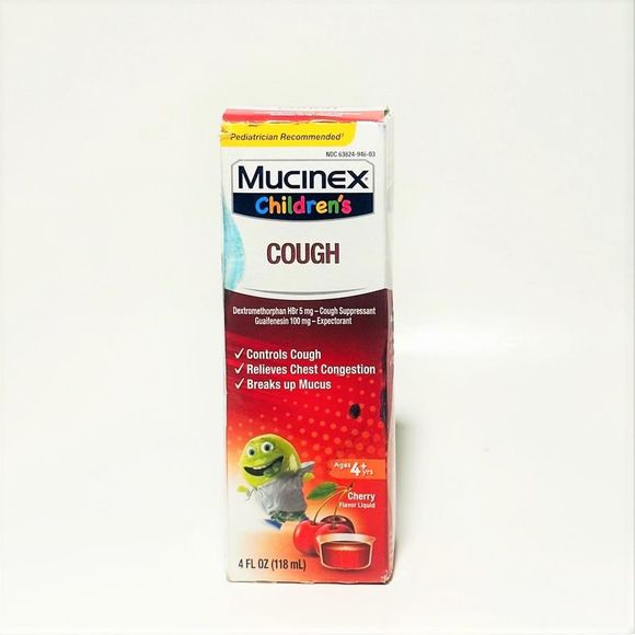 Mucinex | Other | Mucinex Childrens Cough Relief Liquid 4 Oz Cherry ...